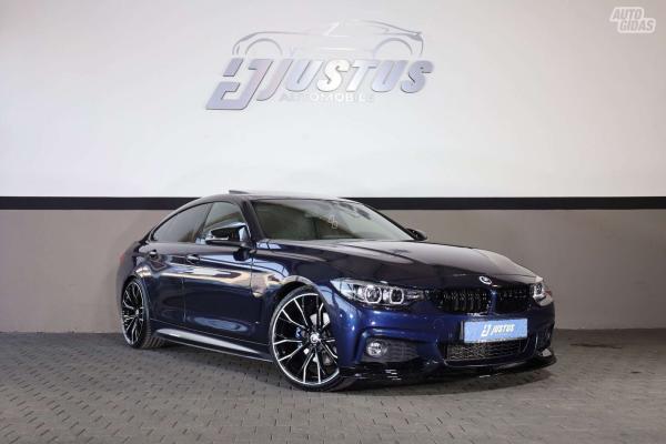 Blue BMW 430 2019 in Kaunas, with an engine capacity of 2.00 L and mileage of 43 thousand km for 28992 €, photo 1 on AUTOMOTO.COM.LV