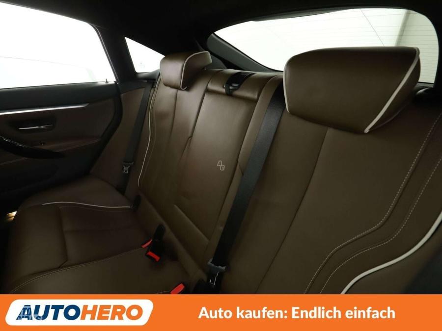 Brown BMW 430 2017 in Kaunas, with an engine capacity of 2.00 L and mileage of 75 thousand km for 27334 €, photo 14 on AUTOMOTO.COM.LV