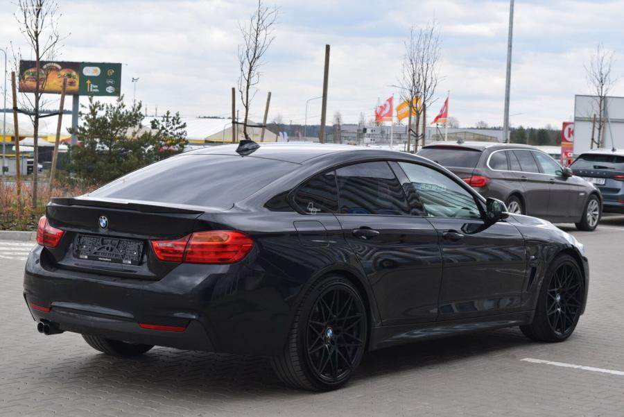 Melns BMW 430 Gran Coupe 2014 Viļņa, ar dzinēja tilpumu 3.00 L un nobraukumu 287 tūkst. km par 14500 €, foto 5 vietnē AUTOMOTO.COM.LV