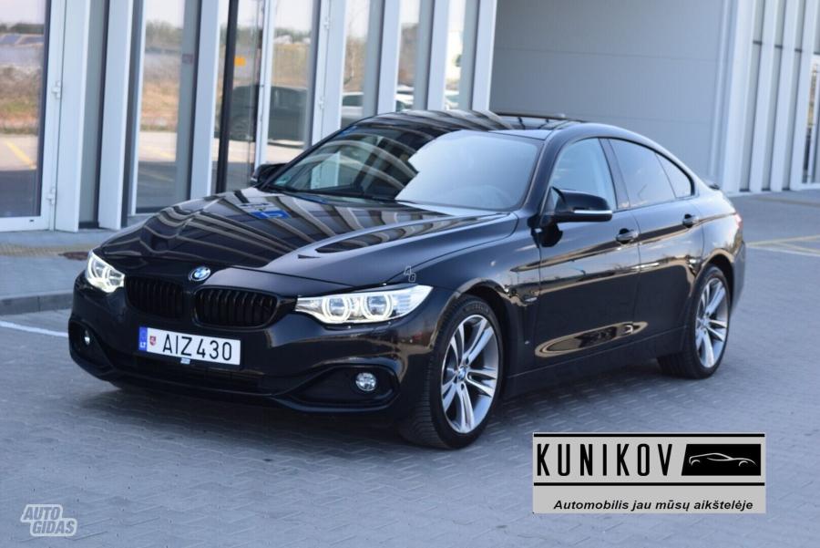 Black BMW 430 Gran Coupe 2015 in Vilnius, with an engine capacity of 3.00 L and mileage of 249 thousand km for 14350 €, photo 1 on AUTOMOTO.COM.LV