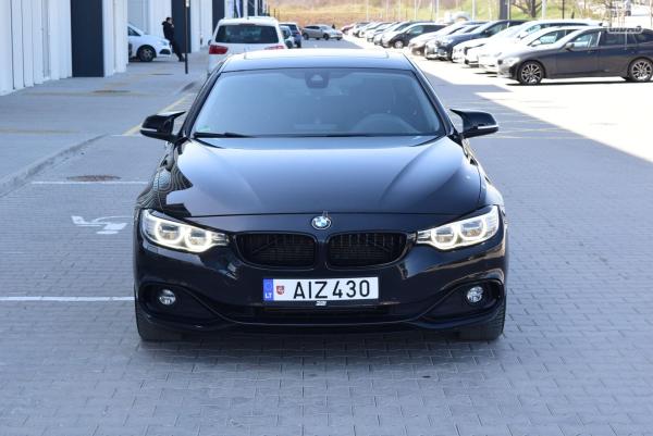 Black BMW 430 Gran Coupe 2015 in Vilnius, with an engine capacity of 3.00 L and mileage of 249 thousand km for 14350 €, photo 2 on AUTOMOTO.COM.LV