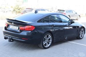 Black BMW 430 Gran Coupe 2015 in Vilnius, with an engine capacity of 3.00 L and mileage of 249 thousand km for 14350 €, photo 5 on AUTOMOTO.COM.LV