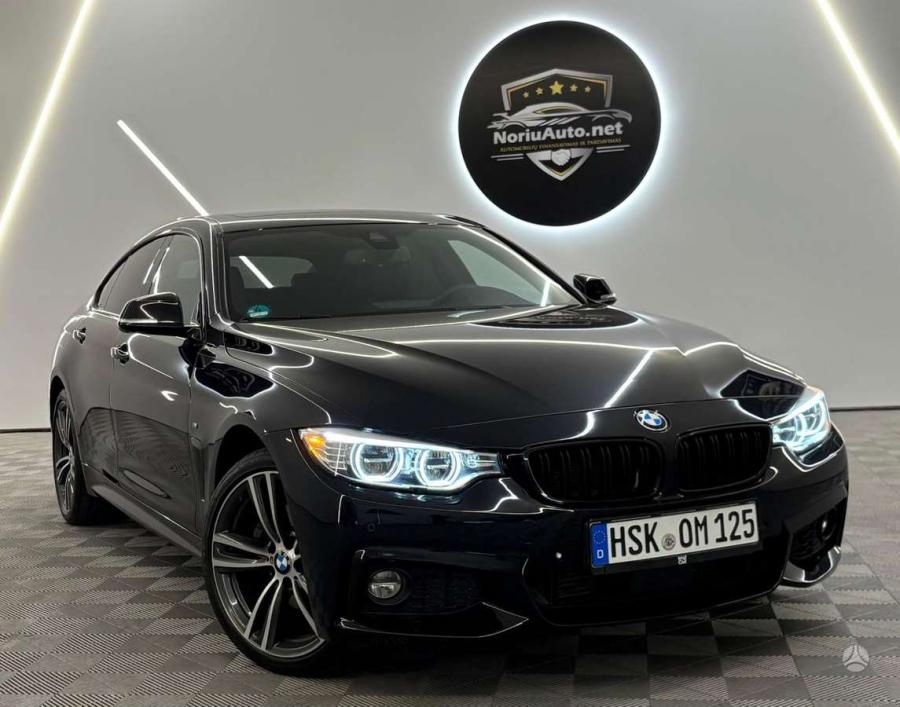 Черный БМВ 430 Gran Coupe 2015 в Мариямполе, объемом двигателя 2.99 л и пробегом 281 тыс. км за 14950 €, фото 1 на AUTOMOTO.COM.LV