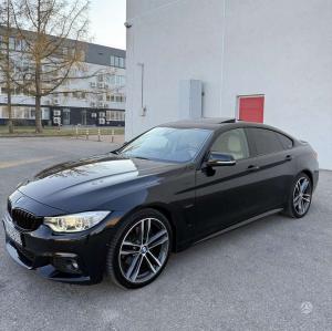 Melns BMW 430 Gran Coupe 2016 Kauņa, ar dzinēja tilpumu 2.99 L un nobraukumu 168 tūkst. km par 19200 €, foto  vietnē AUTOMOTO.COM.LV