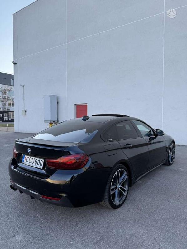 Melns BMW 430 Gran Coupe 2016 Kauņa, ar dzinēja tilpumu 2.99 L un nobraukumu 168 tūkst. km par 19200 €, foto 3 vietnē AUTOMOTO.COM.LV