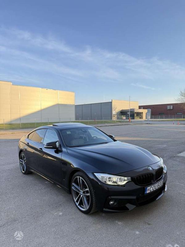 Melns BMW 430 Gran Coupe 2016 Kauņa, ar dzinēja tilpumu 2.99 L un nobraukumu 168 tūkst. km par 19200 €, foto 4 vietnē AUTOMOTO.COM.LV