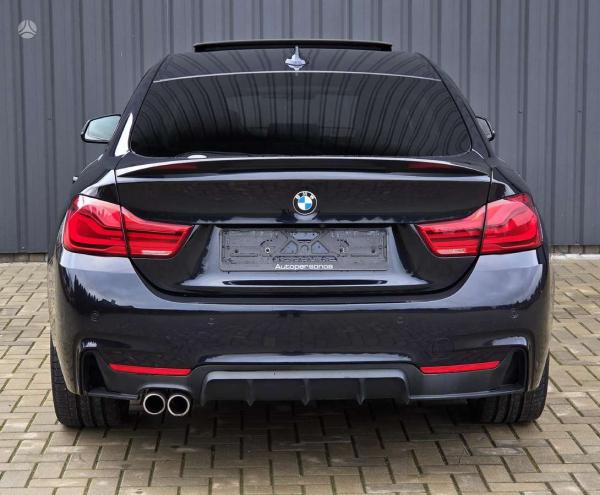 Black BMW 430 Gran Coupe 2017 in Kaunas, with an engine capacity of 3.00 L and mileage of 289 thousand km for 16750 €, photo 5 on AUTOMOTO.COM.LV