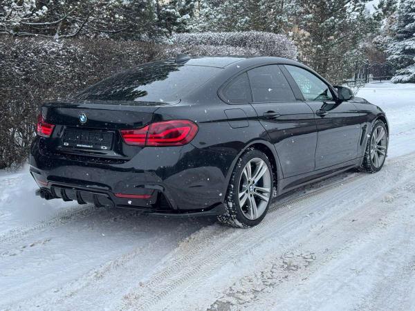 Black BMW 430 Gran Coupe 2017 in Marijampole, with an engine capacity of 2.99 L and mileage of 190 thousand km for 16950 €, photo 5 on AUTOMOTO.COM.LV