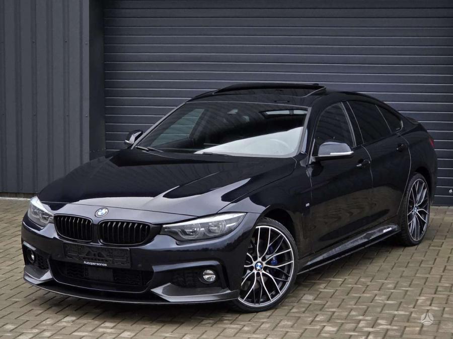 Black BMW 430 Gran Coupe 2017 in Kaunas, with an engine capacity of 3.00 L and mileage of 289 thousand km for 16750 €, photo 32 on AUTOMOTO.COM.LV