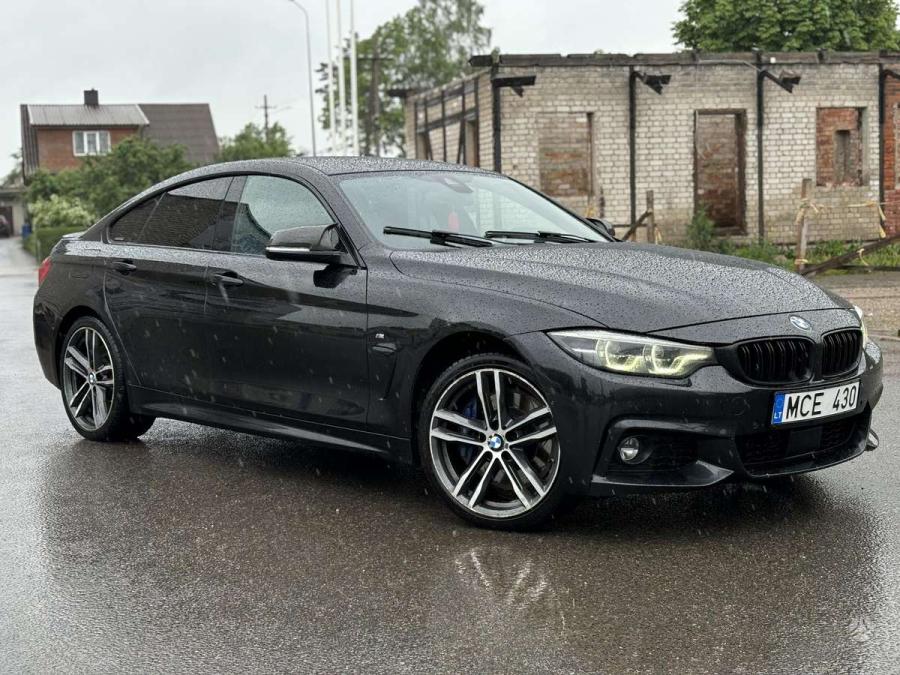 Melns BMW 430 Gran Coupe 2018 Ukmergė, ar dzinēja tilpumu 2.99 L un nobraukumu 450 tūkst. km par 9900 €, foto 4 vietnē AUTOMOTO.COM.LV