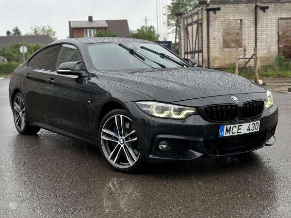 Black BMW 430 Gran Coupe 2018 in Ukmerge, with an engine capacity of 2.99 L and mileage of 450 thousand km for 9900 €, photo 4 on AUTOMOTO.COM.LV