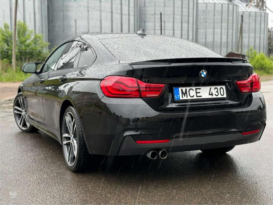 Melns BMW 430 Gran Coupe 2018 Ukmergė, ar dzinēja tilpumu 2.99 L un nobraukumu 450 tūkst. km par 9900 €, foto 7 vietnē AUTOMOTO.COM.LV