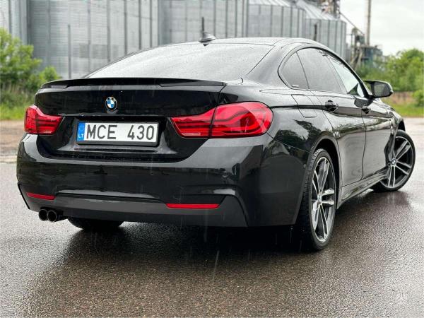 Black BMW 430 Gran Coupe 2018 in Ukmerge, with an engine capacity of 2.99 L and mileage of 450 thousand km for 9900 €, photo 8 on AUTOMOTO.COM.LV