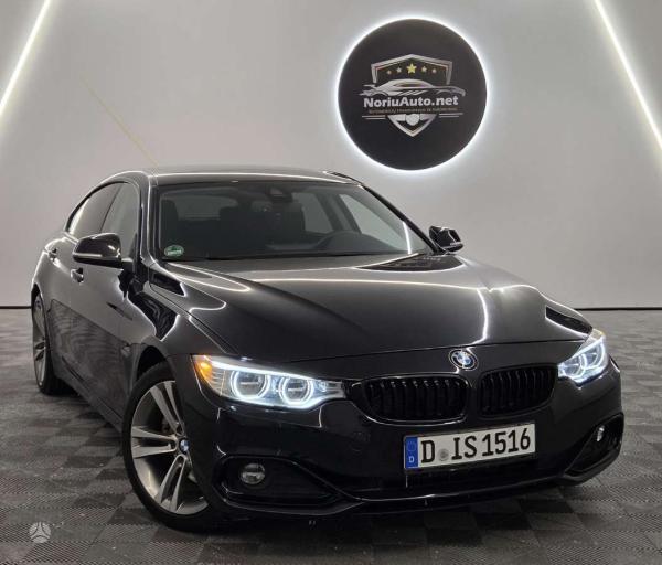Black BMW 430 Gran Coupe 2015 in Marijampole, with an engine capacity of 2.99 L and mileage of 249 thousand km for 13650 €, photo 1 on AUTOMOTO.COM.LV
