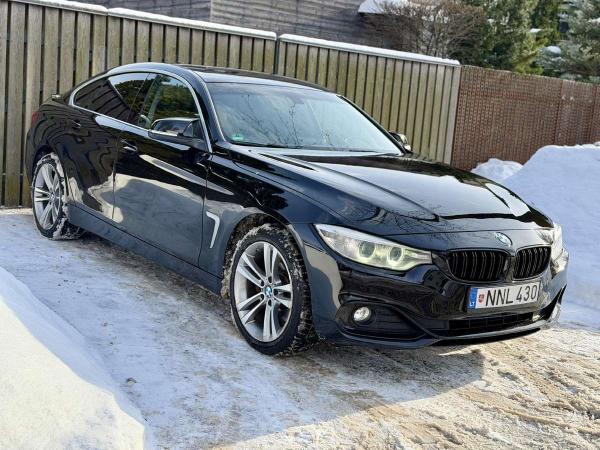 Black BMW 430 Gran Coupe 2015 in Kaunas, with an engine capacity of 2.99 L and mileage of 280 thousand km for 12909 €, photo 4 on AUTOMOTO.COM.LV