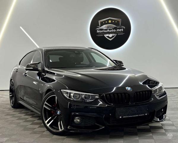 Black BMW 430 Gran Coupe 2017 in Marijampole, with an engine capacity of 2.99 L and mileage of 209 thousand km for 15850 €, photo 1 on AUTOMOTO.COM.LV