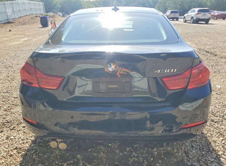 Black BMW 430 Gran Coupe 2018 in Siauliai, with an engine capacity of 2.00 L and mileage of 222 thousand km for 7400 €, photo 7 on AUTOMOTO.COM.LV