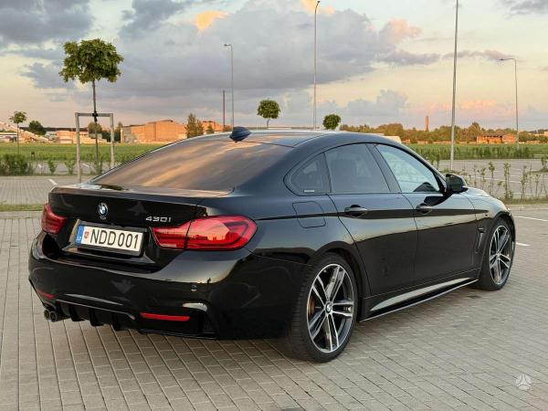 Melns BMW 430 Gran Coupe 2019 Viļņa, ar dzinēja tilpumu 2.00 L un nobraukumu 133 tūkst. km par 19500 €, foto 3 vietnē AUTOMOTO.COM.LV