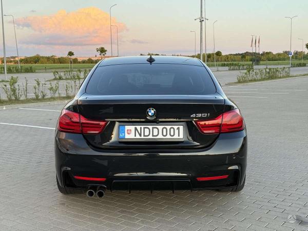 Melns BMW 430 Gran Coupe 2019 Viļņa, ar dzinēja tilpumu 2.00 L un nobraukumu 133 tūkst. km par 19500 €, foto 4 vietnē AUTOMOTO.COM.LV