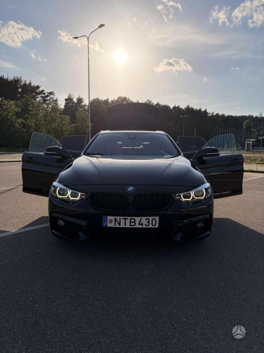 Melns BMW 430 Gran Coupe 2019 Viļņa, ar dzinēja tilpumu 2.00 L un nobraukumu 164 tūkst. km par 19400 €, foto 3 vietnē AUTOMOTO.COM.LV