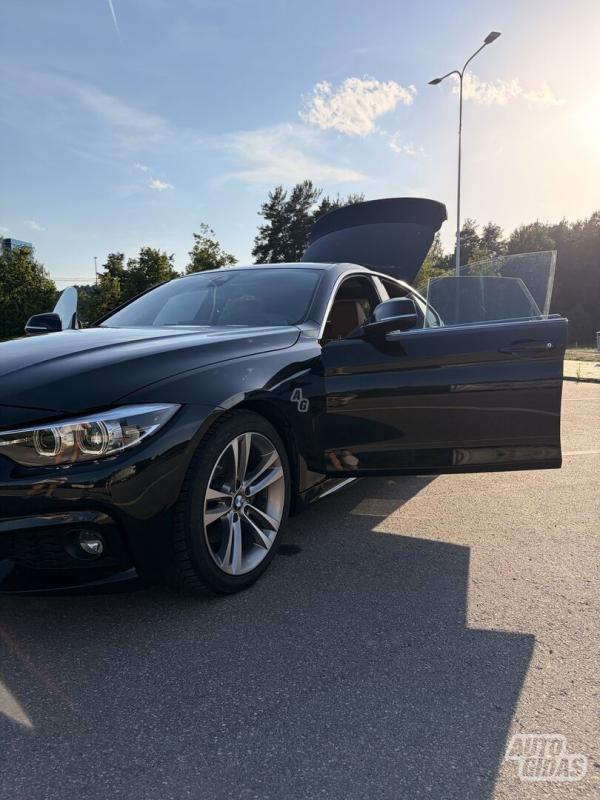Black BMW 430 Gran Coupe 2019 in Vilnius, with an engine capacity of 2.00 L and mileage of 164 thousand km for 18900 €, photo 3 on AUTOMOTO.COM.LV