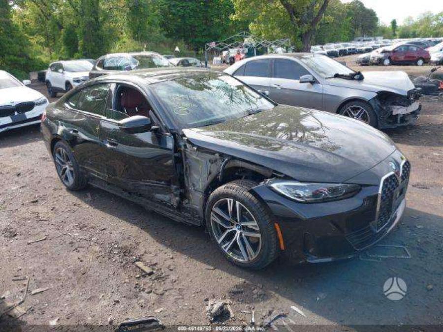 Black BMW 430 Gran Coupe 2023 in Klaipeda, with an engine capacity of 0.00 L and mileage of 36 thousand km for 14400 €, photo 14 on AUTOMOTO.COM.LV