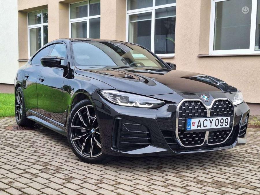Черный БМВ 430 Gran Coupe 2024 в Вильнюс, объемом двигателя 2.00 л и пробегом 27 тыс. км за 43000 €, фото 1 на AUTOMOTO.COM.LV