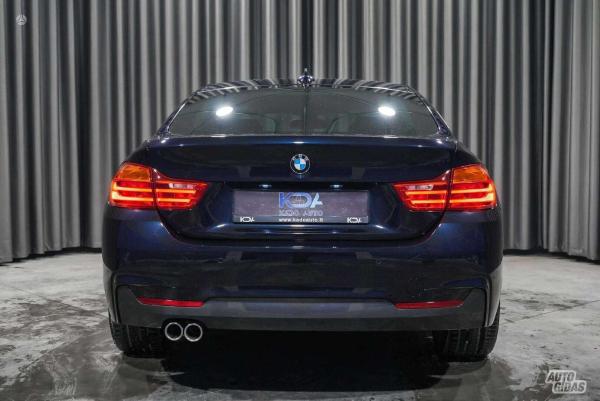 Blue BMW 430 Gran Coupe 2016 in Marijampole, with an engine capacity of 3.00 L and mileage of 358 thousand km for 12950 €, photo 10 on AUTOMOTO.COM.LV