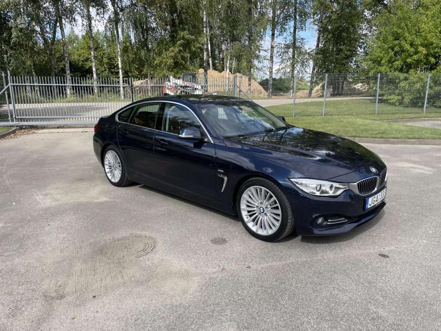 Синий БМВ 430 Gran Coupe 2016 в Паневежис, объемом двигателя 2.99 л и пробегом 168 тыс. км за 12000 €, фото 5 на AUTOMOTO.COM.LV