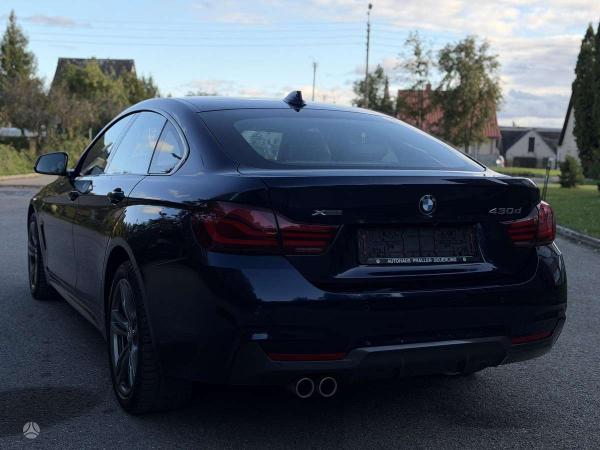 Blue BMW 430 Gran Coupe 2020 in Rokiskis, with an engine capacity of 2.99 L and mileage of 260 thousand km for 17450 €, photo 7 on AUTOMOTO.COM.LV