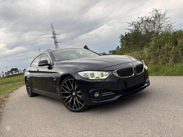 BMW 430 Gran Coupe 2014 in Kaunas on AUTOMOTO.COM.LV Blue BMW 430 Gran Coupe 2014 in Kaunas, with an engine capacity of 3.00 L and mileage of 304 thousand km for 12650 €, photo 6 on AUTOMOTO.COM.LV