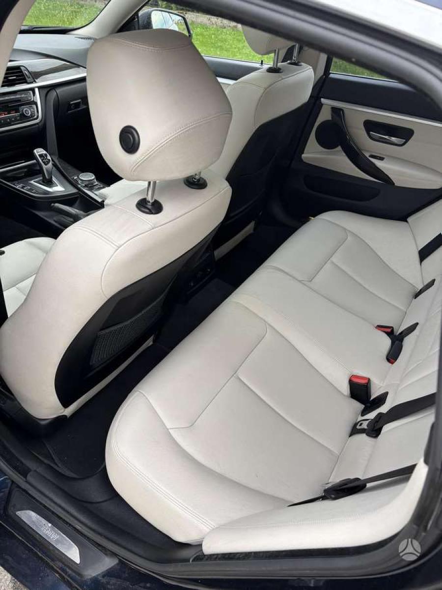 Blue BMW 430 Gran Coupe 2014 in Kaunas, with an engine capacity of 3.00 L and mileage of 304 thousand km for 12650 €, photo 14 on AUTOMOTO.COM.LV