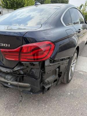 Blue BMW 430 Gran Coupe 2018 in Vilnius, with an engine capacity of 2.00 L and mileage of 105 thousand km for 13500 €, photo 15 on AUTOMOTO.COM.LV