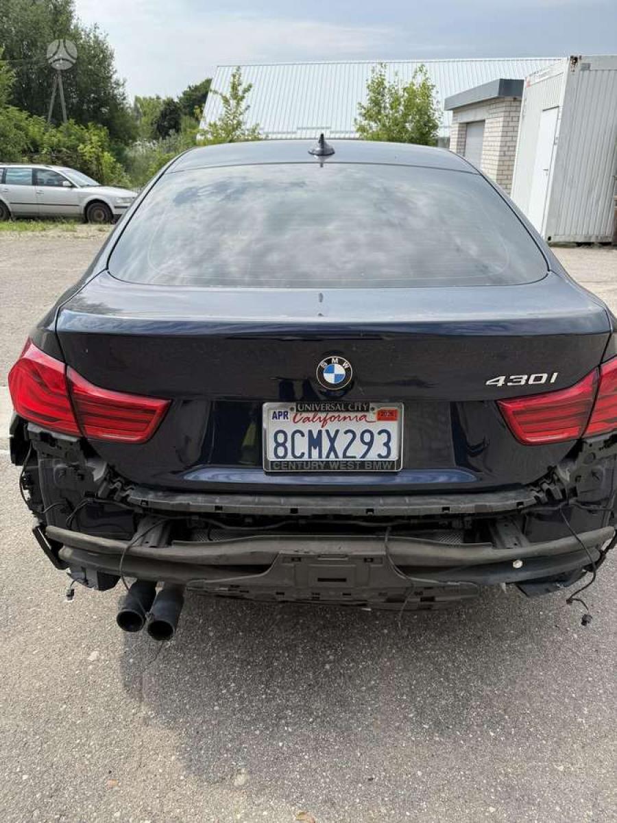 Blue BMW 430 Gran Coupe 2018 in Vilnius, with an engine capacity of 2.00 L and mileage of 105 thousand km for 13500 €, photo 16 on AUTOMOTO.COM.LV