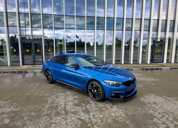Blue BMW 430 Gran Coupe 2020 in Vilnius, with an engine capacity of 2.00 L and mileage of 192 thousand km for 18999 €, photo 2 on AUTOMOTO.COM.LV