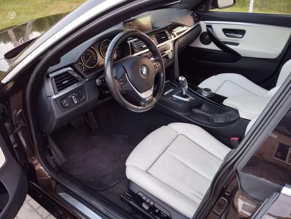 Brown BMW 430 Gran Coupe 2014 in Marijampole, with an engine capacity of 2.99 L and mileage of 356 thousand km for 11250 €, photo 5 on AUTOMOTO.COM.LV