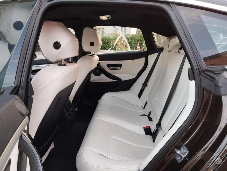 Brown BMW 430 Gran Coupe 2014 in Marijampole, with an engine capacity of 2.99 L and mileage of 356 thousand km for 11250 €, photo 7 on AUTOMOTO.COM.LV