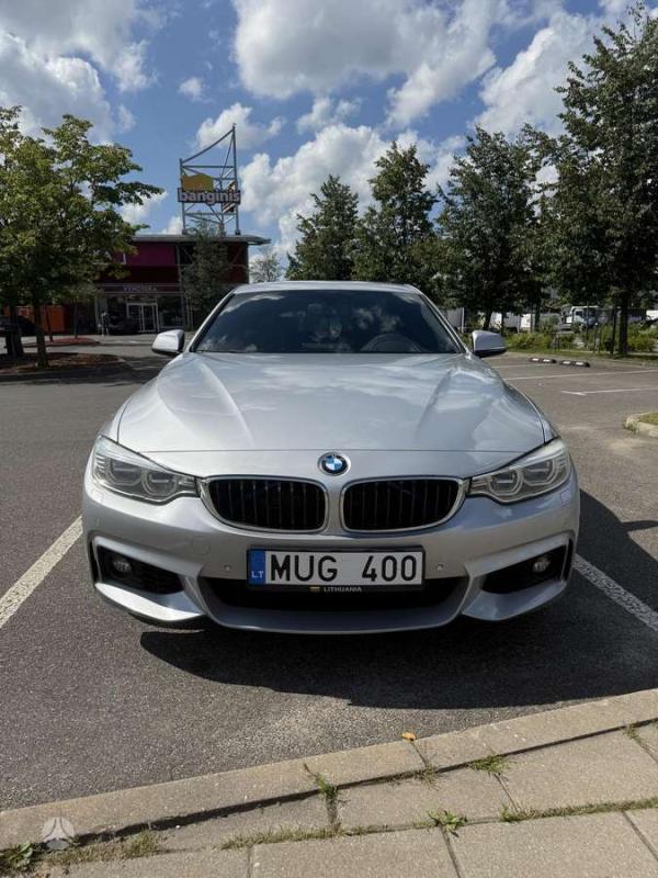 Grey BMW 430 Gran Coupe 2015 in Vilnius, with an engine capacity of 2.99 L and mileage of 262 thousand km for 14499 €, photo 2 on AUTOMOTO.COM.LV