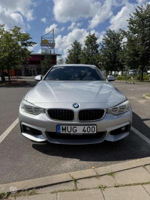Pelēks BMW 430 Gran Coupe 2015 Viļņa, ar dzinēja tilpumu 2.99 L un nobraukumu 262 tūkst. km par 14499 €, foto 3 vietnē AUTOMOTO.COM.LV