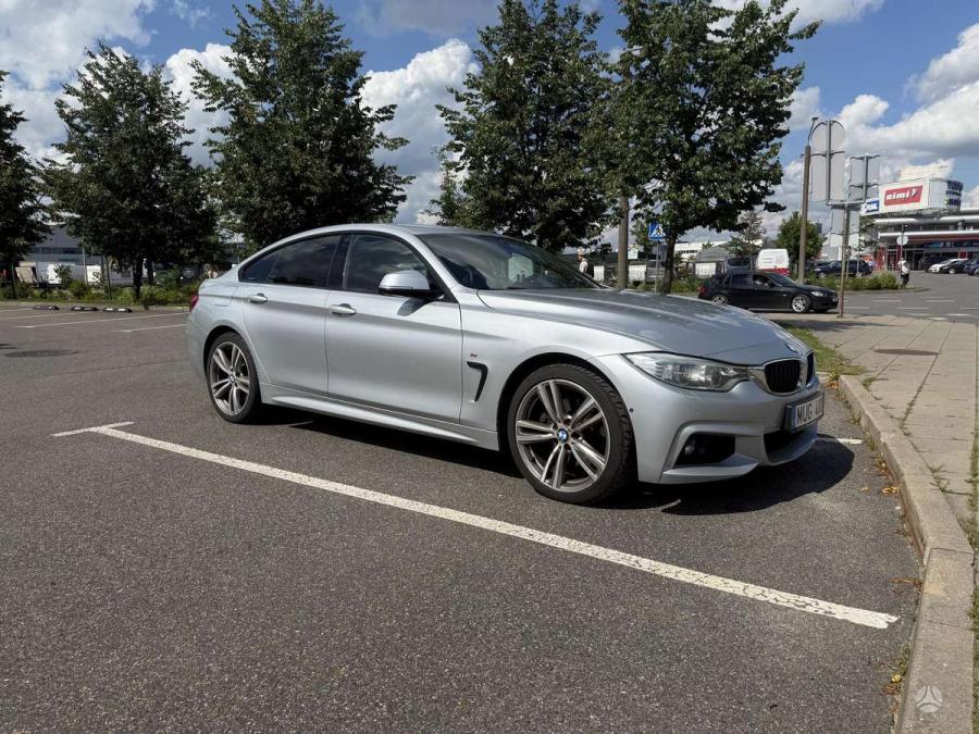 Pelēks BMW 430 Gran Coupe 2015 Viļņa, ar dzinēja tilpumu 2.99 L un nobraukumu 262 tūkst. km par 14499 €, foto 4 vietnē AUTOMOTO.COM.LV