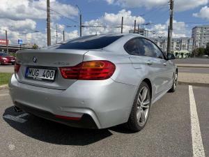 Pelēks BMW 430 Gran Coupe 2015 Viļņa, ar dzinēja tilpumu 2.99 L un nobraukumu 262 tūkst. km par 14499 €, foto 7 vietnē AUTOMOTO.COM.LV