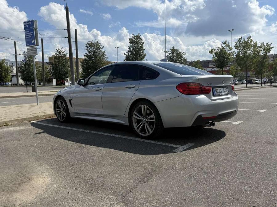 Pelēks BMW 430 Gran Coupe 2015 Viļņa, ar dzinēja tilpumu 2.99 L un nobraukumu 262 tūkst. km par 14499 €, foto 9 vietnē AUTOMOTO.COM.LV
