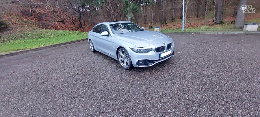 Pelēks BMW 430 Gran Coupe 2019 Viļņa, ar dzinēja tilpumu 2.00 L un nobraukumu 155 tūkst. km par 20000 €, foto 1 vietnē AUTOMOTO.COM.LV