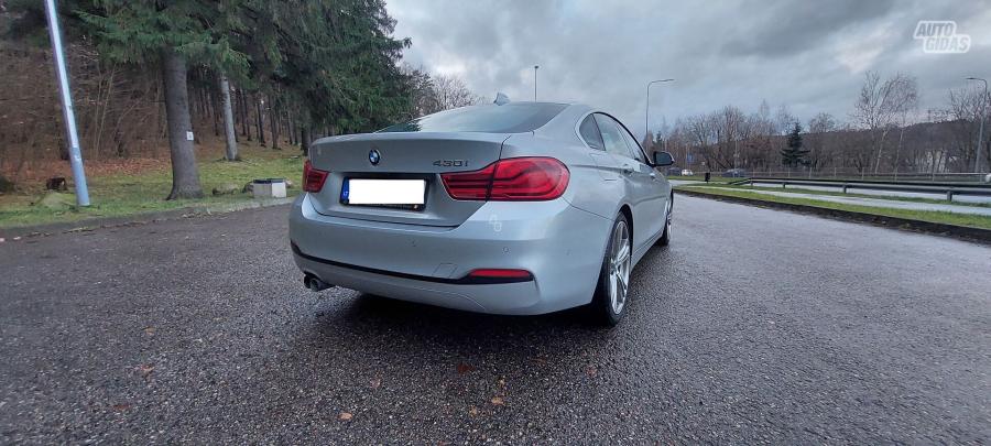 Pelēks BMW 430 Gran Coupe 2019 Viļņa, ar dzinēja tilpumu 2.00 L un nobraukumu 155 tūkst. km par 20000 €, foto 5 vietnē AUTOMOTO.COM.LV