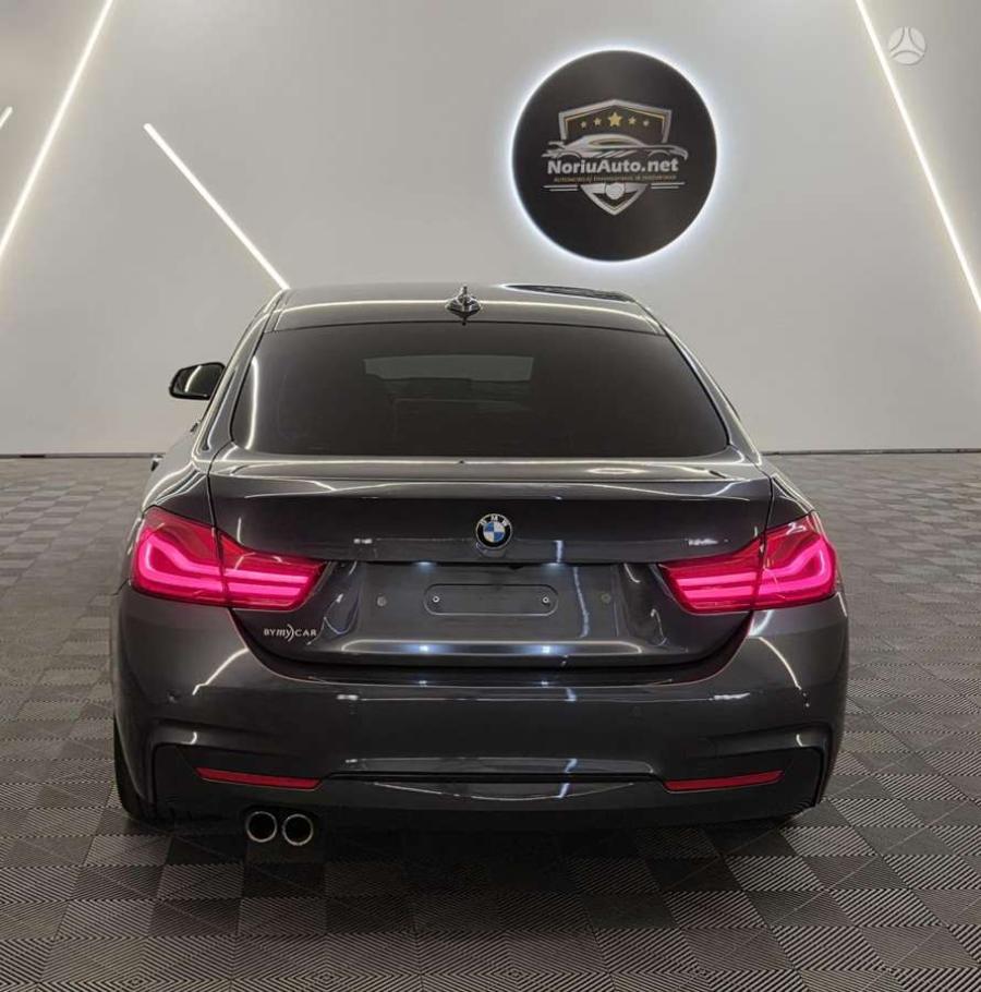 Grey BMW 430 Gran Coupe 2019 in Marijampole, with an engine capacity of 2.99 L and mileage of 309 thousand km for 15350 €, photo 13 on AUTOMOTO.COM.LV