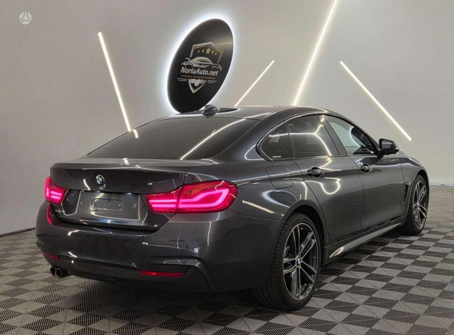 Grey BMW 430 Gran Coupe 2019 in Marijampole, with an engine capacity of 2.99 L and mileage of 309 thousand km for 15350 €, photo 14 on AUTOMOTO.COM.LV