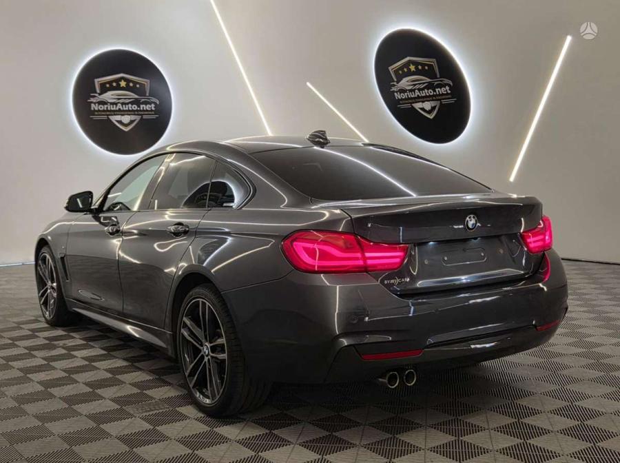Grey BMW 430 Gran Coupe 2019 in Marijampole, with an engine capacity of 2.99 L and mileage of 309 thousand km for 15350 €, photo 32 on AUTOMOTO.COM.LV