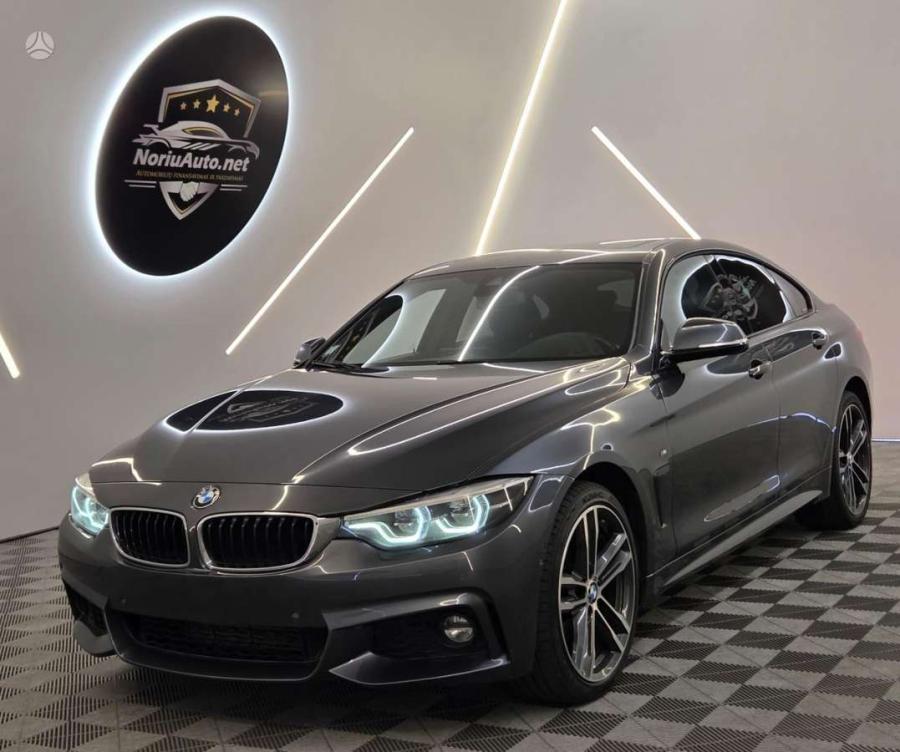 Grey BMW 430 Gran Coupe 2019 in Marijampole, with an engine capacity of 2.99 L and mileage of 309 thousand km for 15350 €, photo 40 on AUTOMOTO.COM.LV