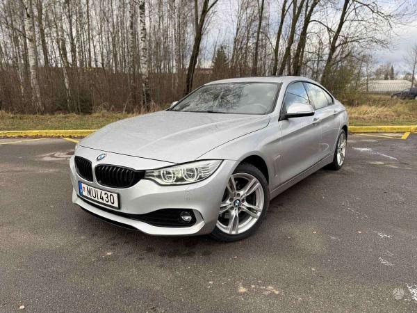 Pelēks BMW 430 Gran Coupe 2015 Viļņa, ar dzinēja tilpumu 2.99 L un nobraukumu 180 tūkst. km par 14850 €, foto 1 vietnē AUTOMOTO.COM.LV