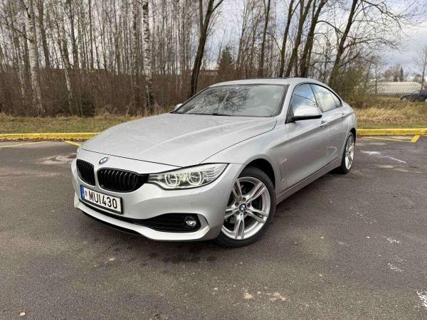 Grey BMW 430 Gran Coupe 2015 in Vilnius, with an engine capacity of 2.99 L and mileage of 180 thousand km for 14850 €, photo 1 on AUTOMOTO.COM.LV